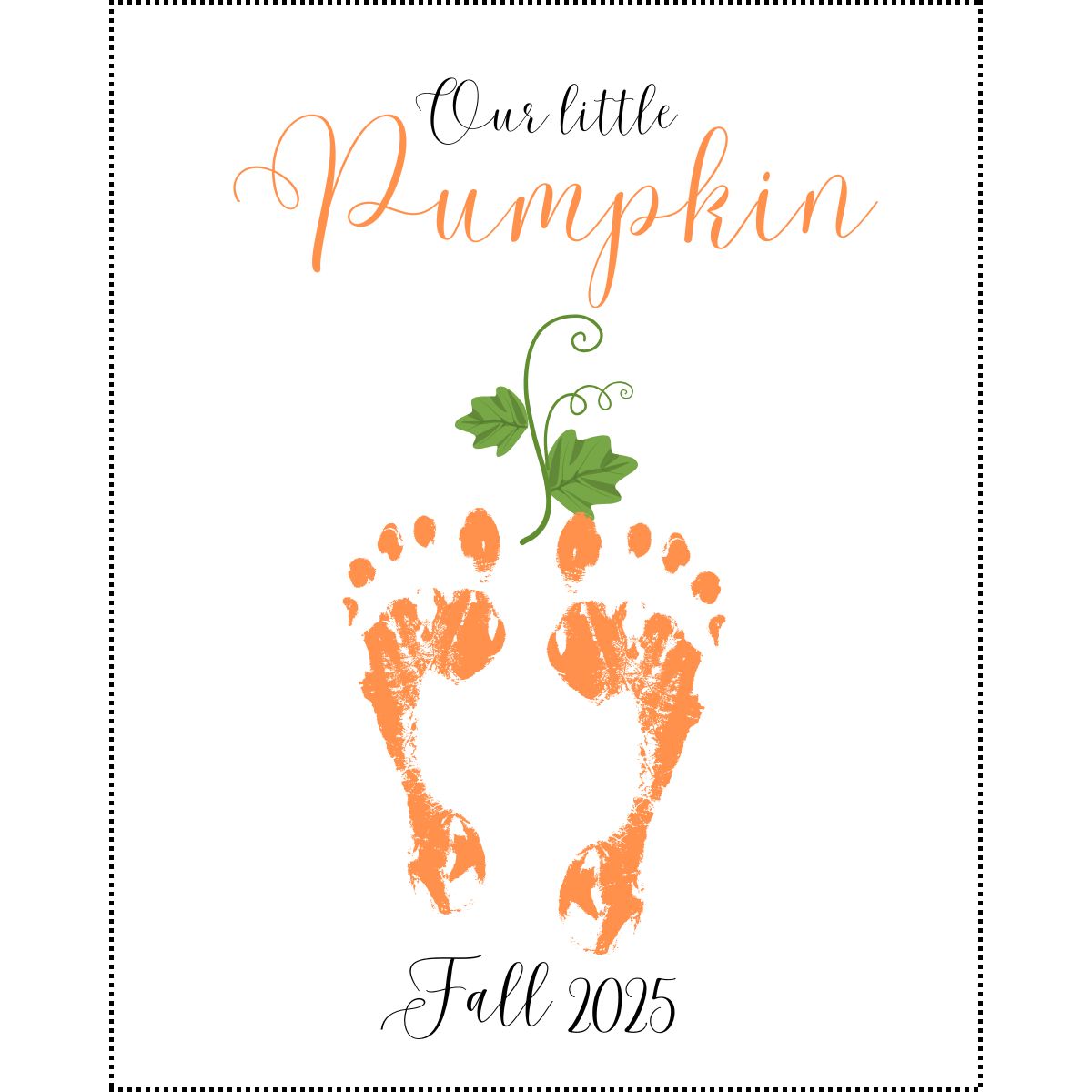 Easy Handprint & Footprint Pumpkin Craft for Kids (2025)